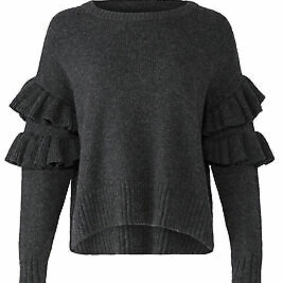 cinq a sept | Sweaters | Cinq Sept Mona Ruffle Sleeve Sweater | Poshmark
